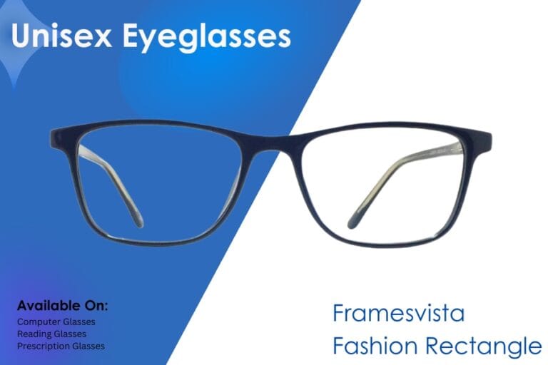Black Rectangle Modern Eyeglasses Frame For Men - best sports ...