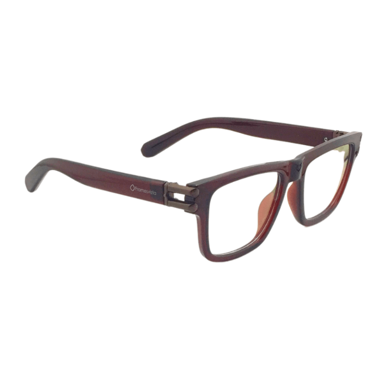 Framesvista Classic Rectangle Eyeglasses For Men Marron - best sports ...